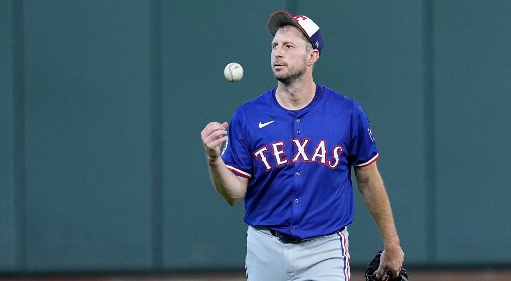 Rangers' Max Scherzer throws four scoreless innings in second rehab ...