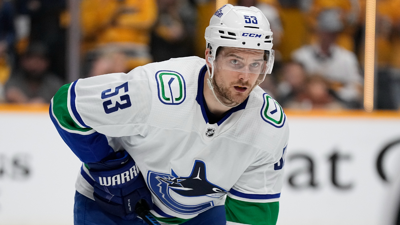 Canucks' Teddy Blueger returns to lineup vs. Capitals - Sportsnet.ca