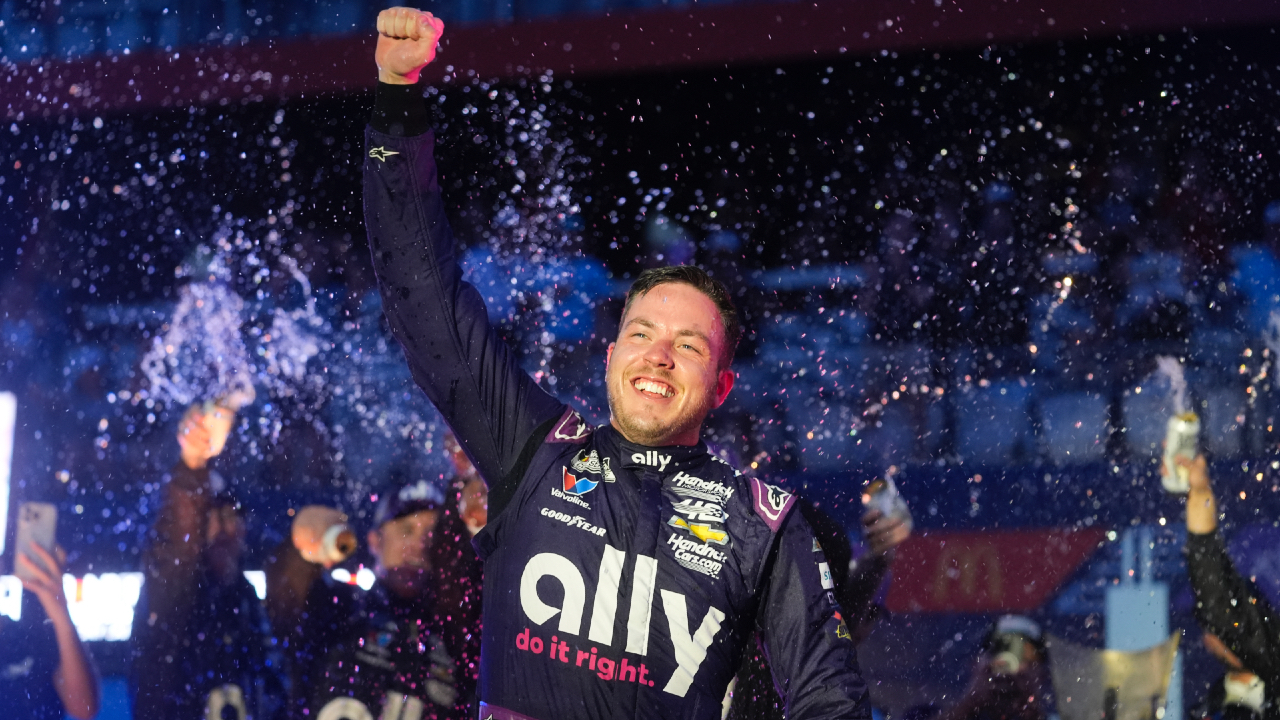 Bowman wraps up spot in NASCAR Cup Series playoffs with win on rainy ...