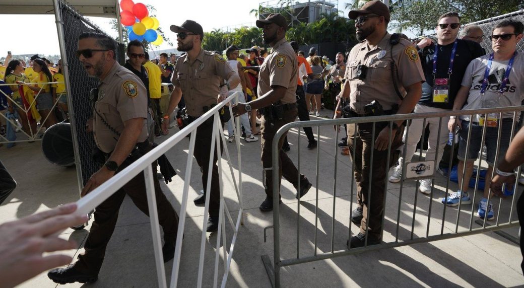 Colombia's soccer president and son among 27 arrested in chaos at Copa ...