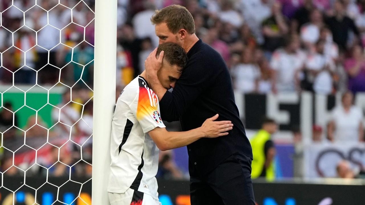 Tearful Germany coach lauds team's example for German society at Euro ...