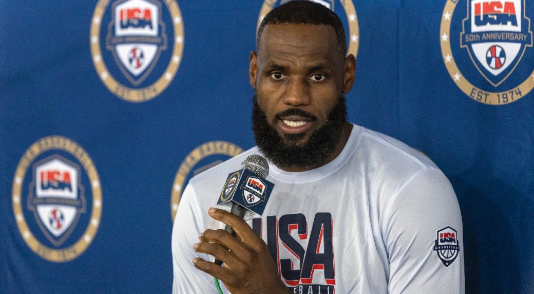 Back for a fourth Olympics run, LeBron James says gold is all that matters