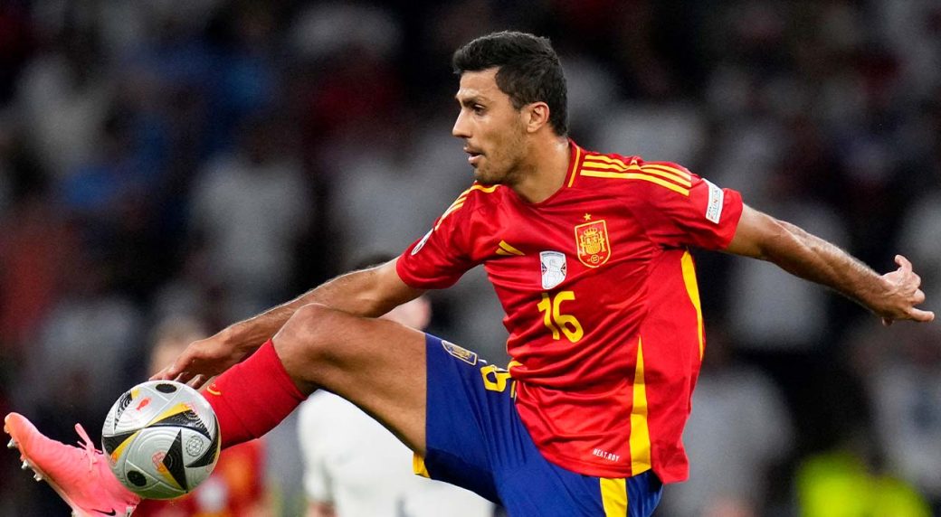 Spain's Rodri subbed out of Euro Final with injury