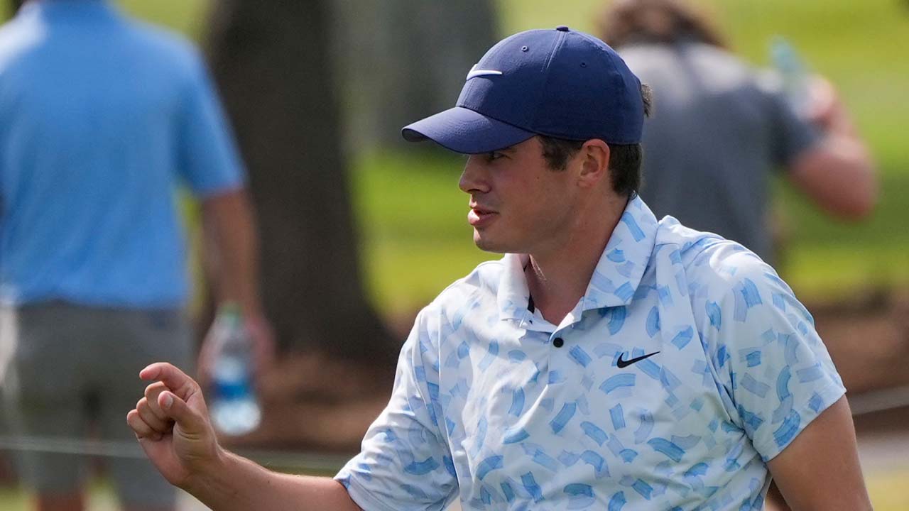 Davis Thompson shoots lowest score in tournament history, picks up ...