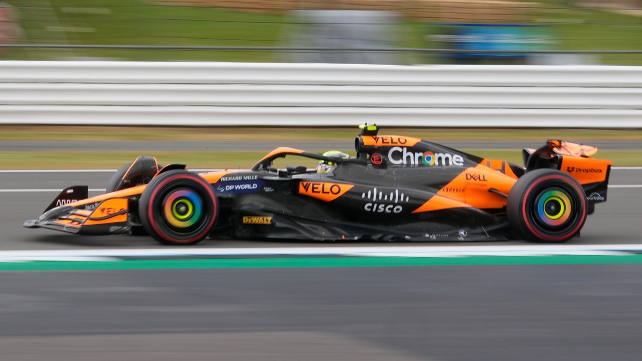 Norris raises hopes of home F1 win at the British GP after leading both ...