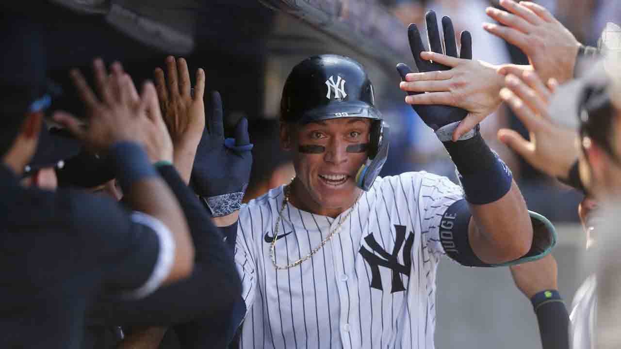 Stanton, Soto, Judge homer as Yankees hang on for win over Rangers ...