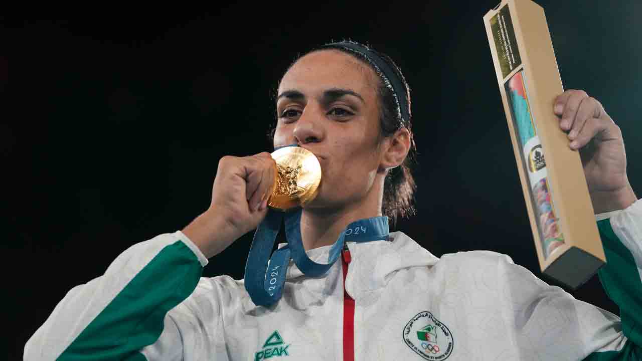 Algerian boxer Imane Khelif wins women's welterweight gold medal ...