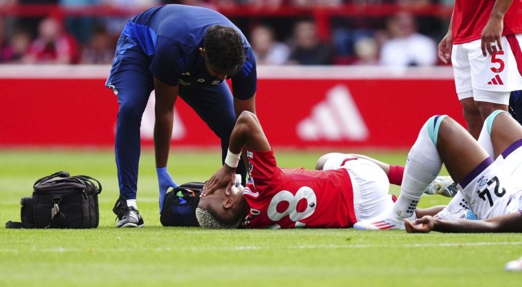 Nottingham Forest's Danilo carried off with broken ankle in team's ...