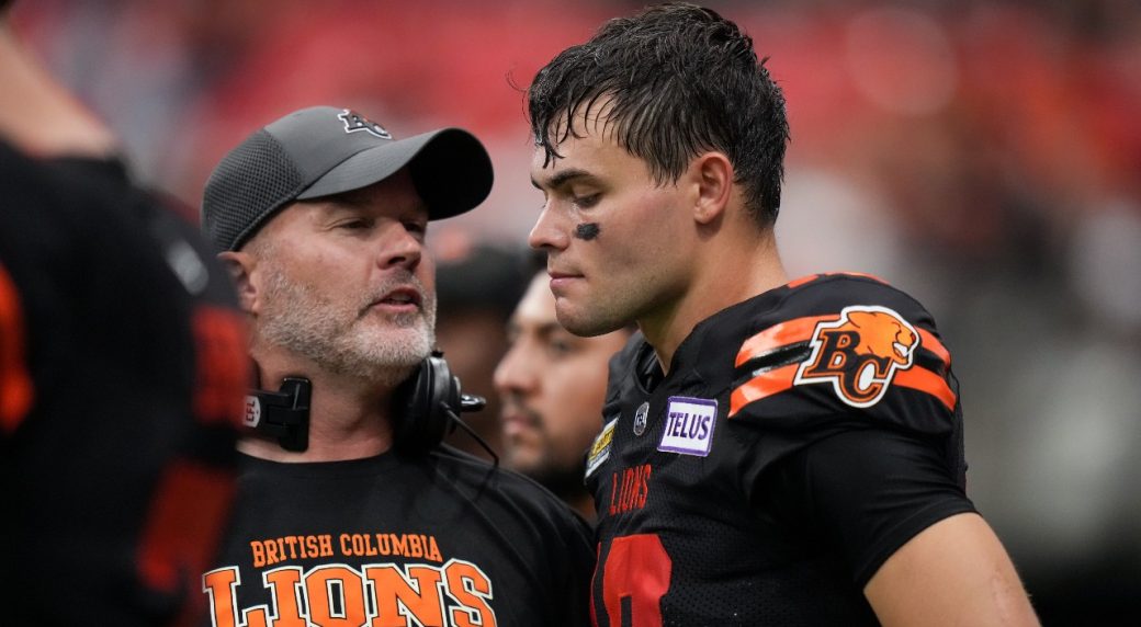 Lions' Nathan Rourke apologizes after struggling in return vs. Blue Bombers