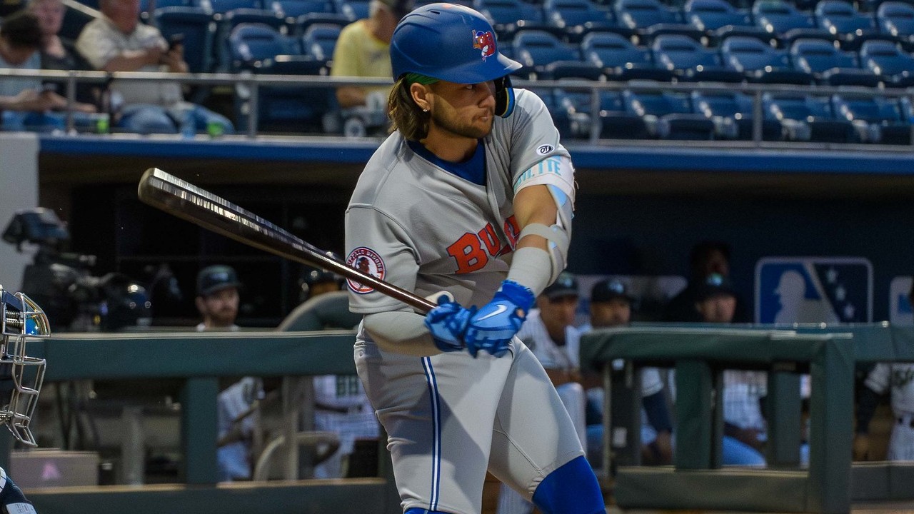 Blue Jays' Bo Bichette picks up first extra-base hit of rehab ...