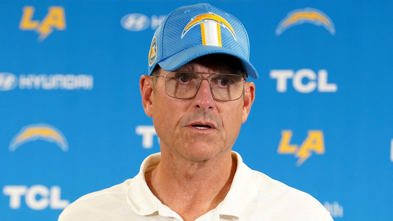 Chargers' Harbaugh wearing heart monitor, taking blood thinner after irregular heartbeat ...