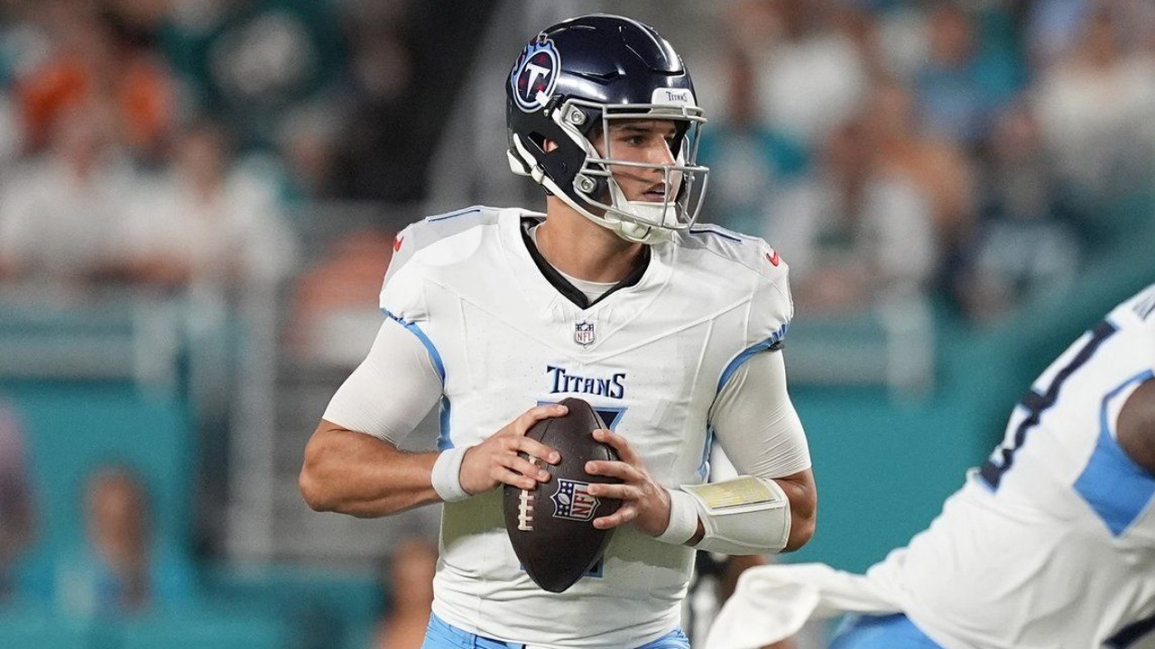 Report: Titans QB Mason Rudolph to start vs. Bills, Will Levis injured ...
