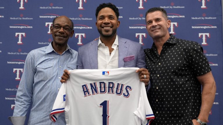 Elvis Andrus signs ceremonial one-day contract to officially retire ...