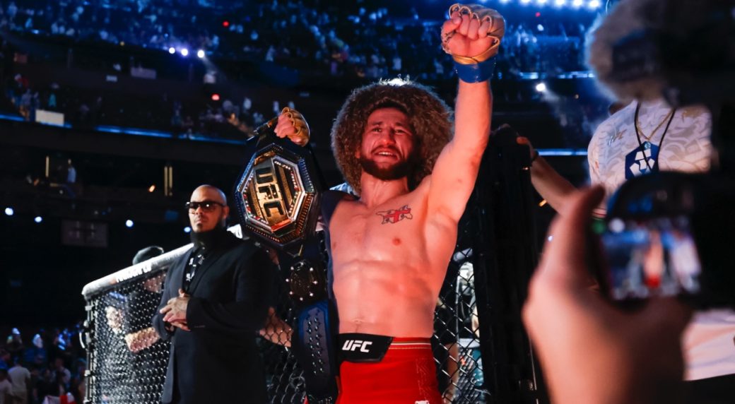 UFC bantamweight champ Merab Dvalishvili gets hero's welcome in Georgia