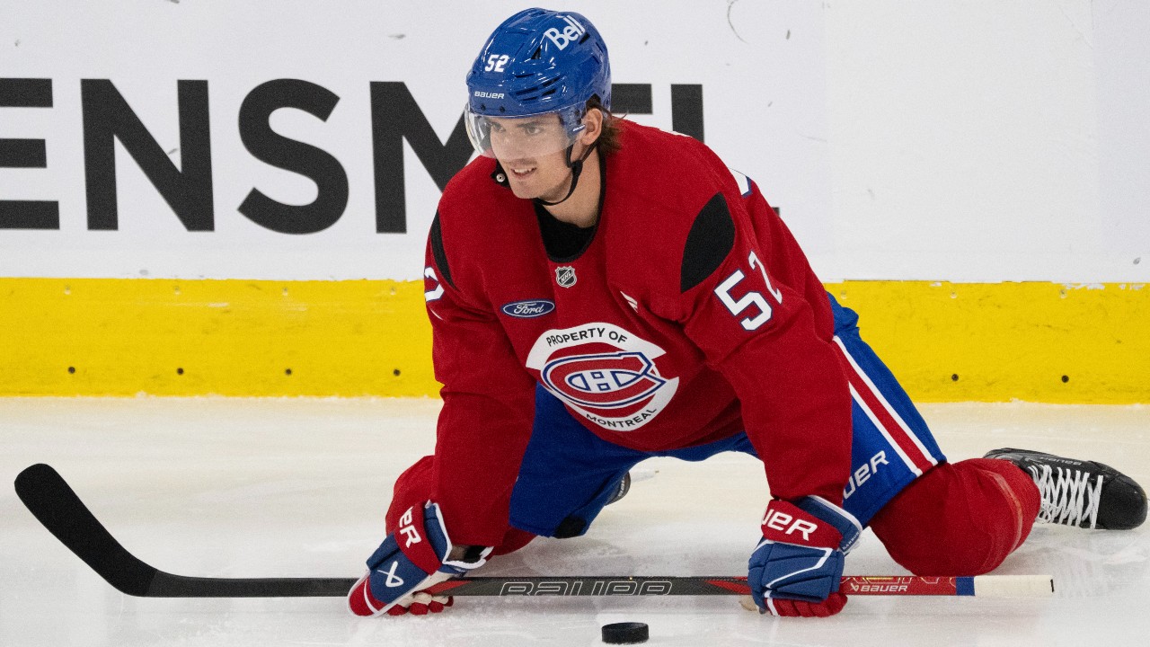 Canadiens' Barron focused on winning the battle with himself to earn ...
