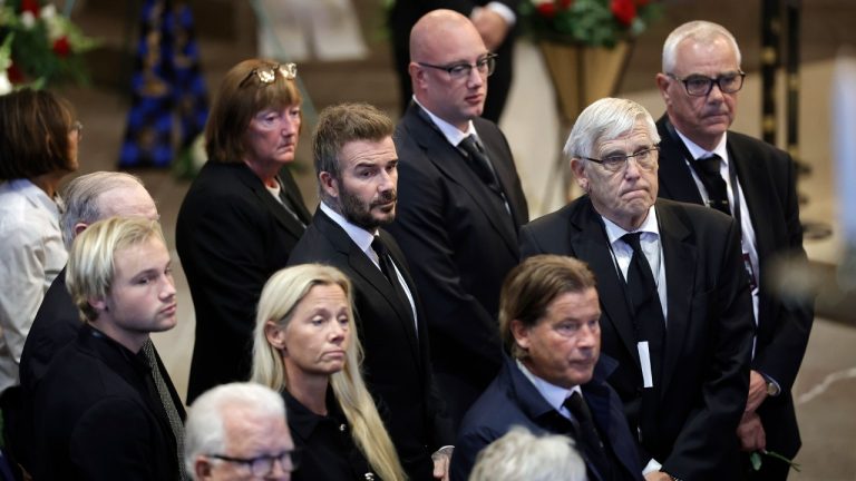 David Beckham among soccer dignitaries attending ex-England coach Sven ...