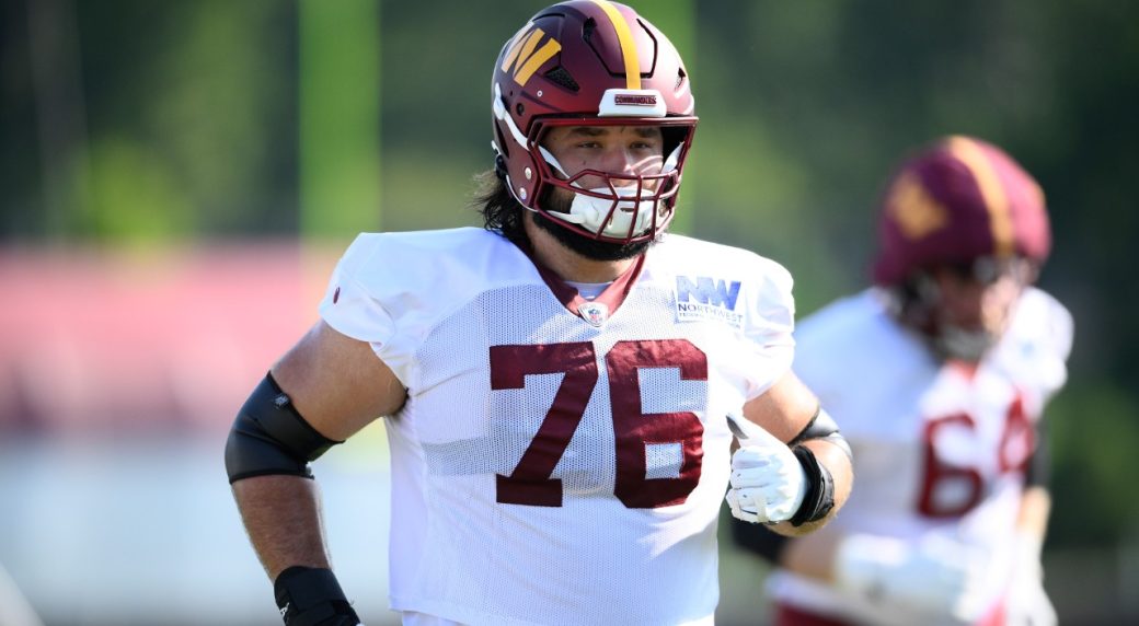 Commanders sign starting right guard Sam Cosmi to four-year contract ...