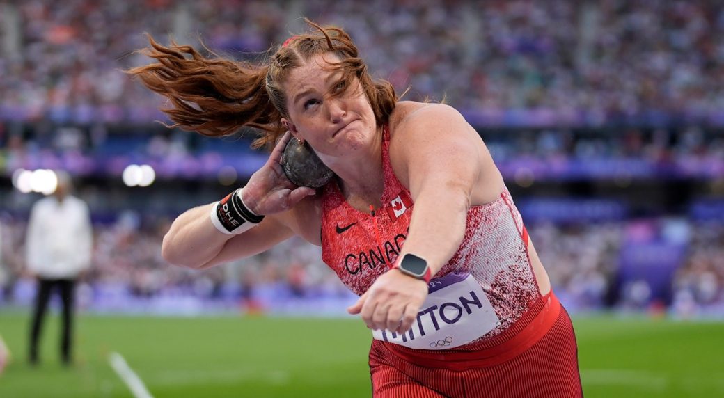 Canada's Sarah Mitton captures shot put gold at Diamond League in Brussels