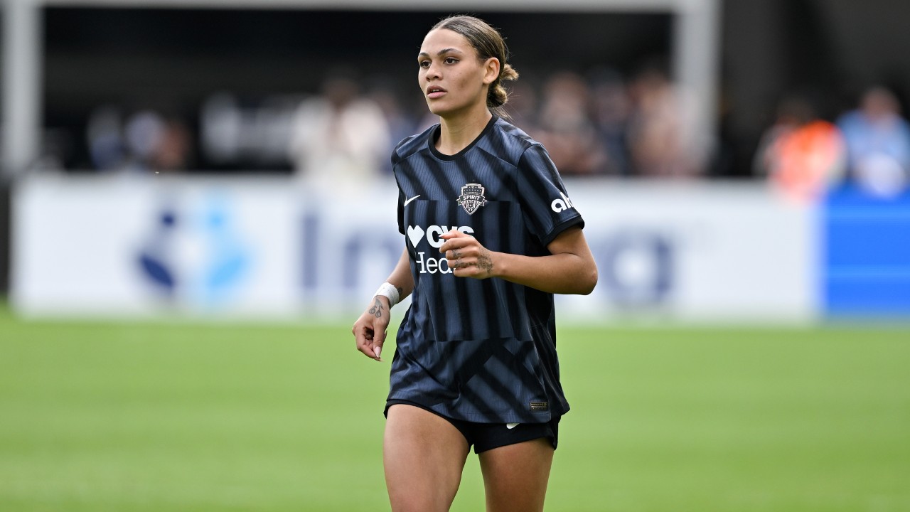 Trinity Rodman suffered back spasm in Spirit's match against Current ...