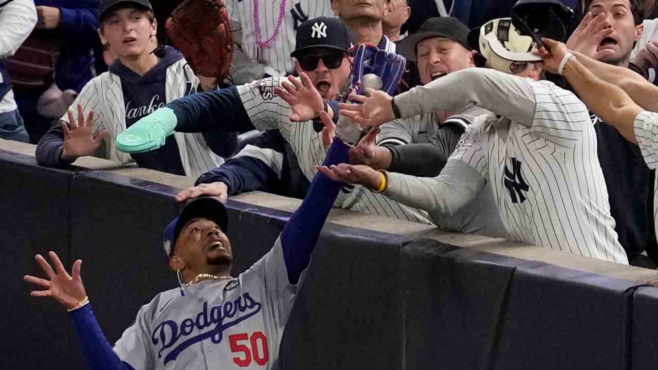 Yankees fans who interfered with Mookie Betts during World Series ...