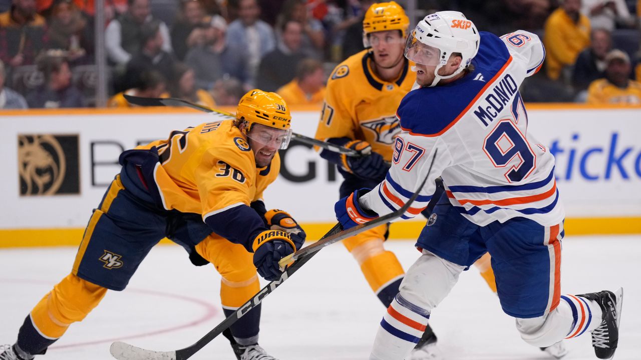 Kulak scores twice, McDavid gets first goal of season as Oilers beat ...
