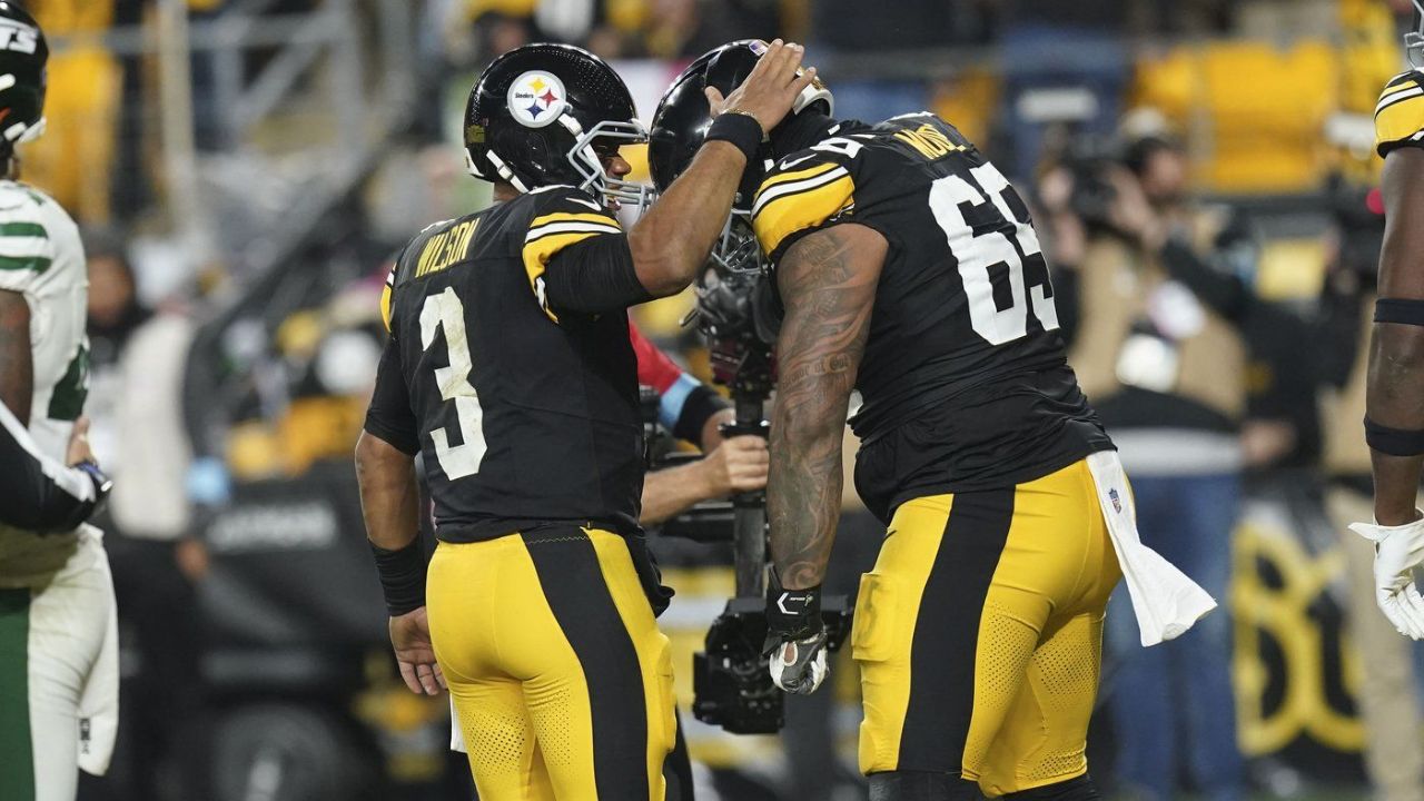 Russell Wilson throws two TDs, runs for another in debut as Steelers ...
