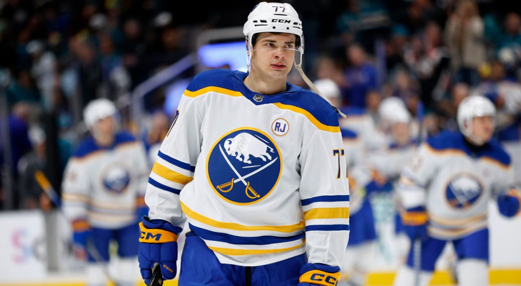 Sabres' Peterka suffers concussion after hit from Devils' Dillon