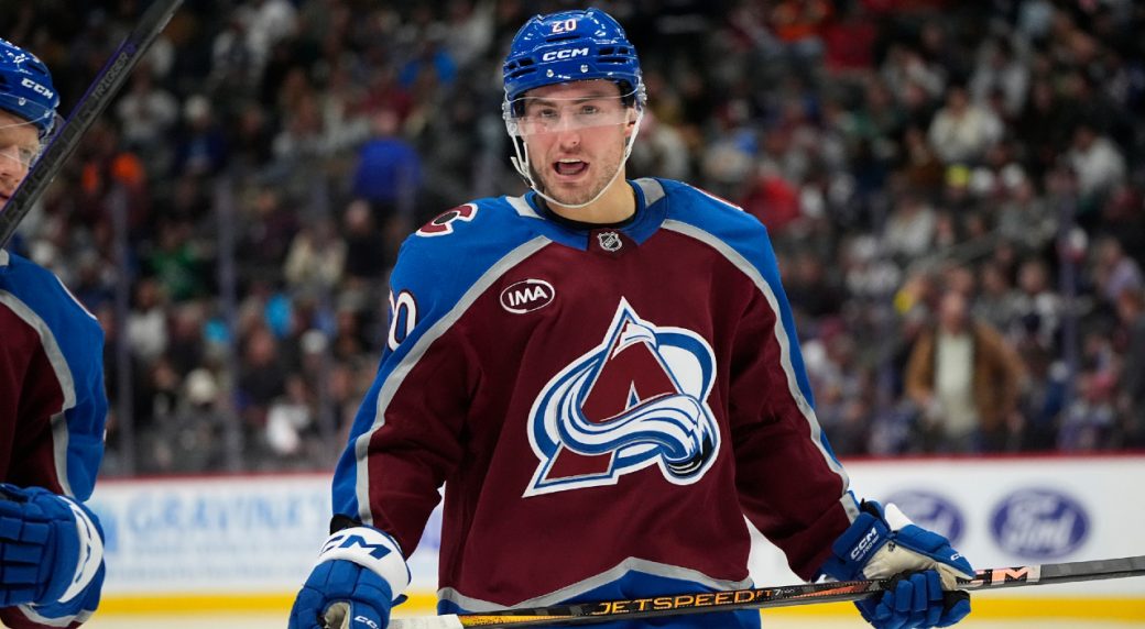 Avalanche's Ross Colton out 6-8 weeks with broken foot