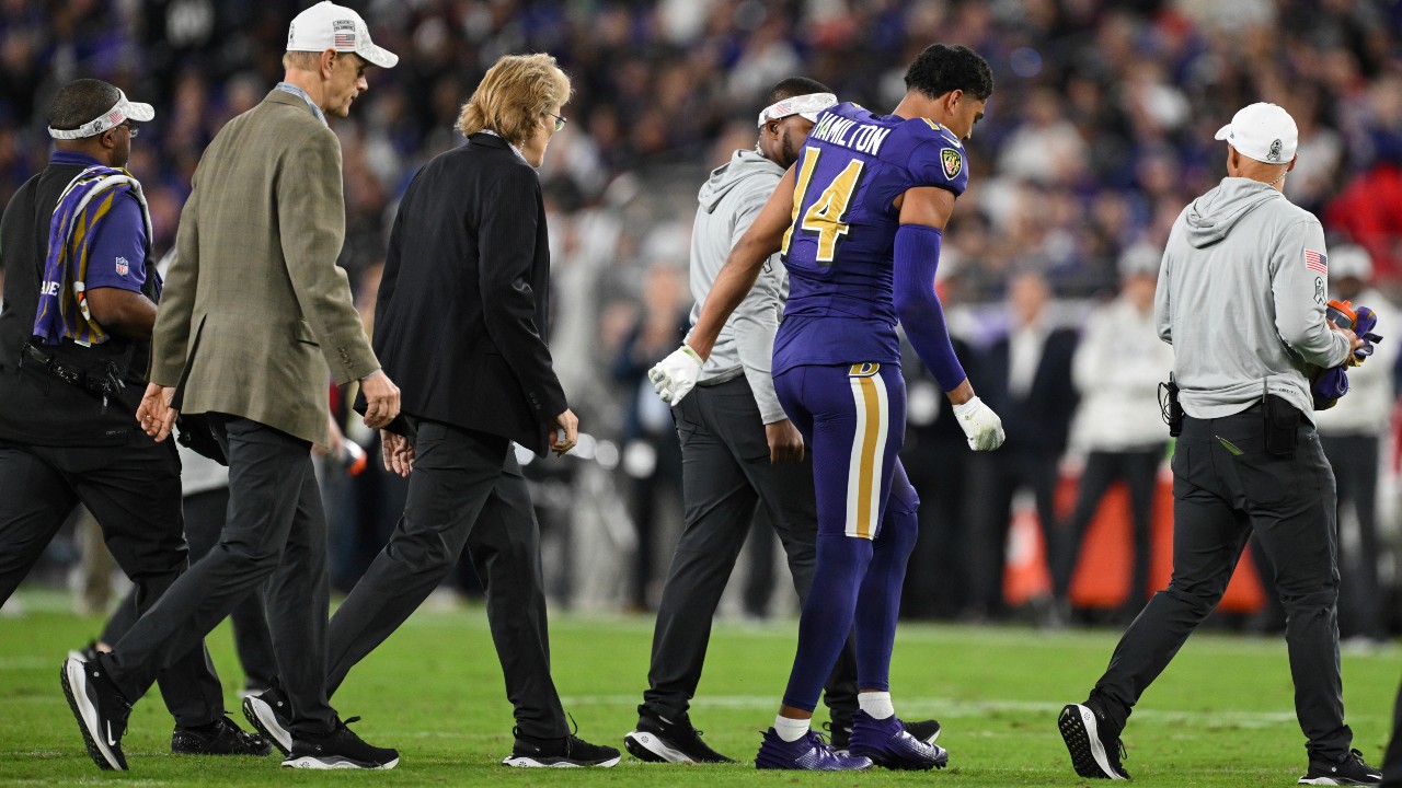 Ravens safety Kyle Hamilton injures right ankle vs. Bengals - Sportsnet.ca