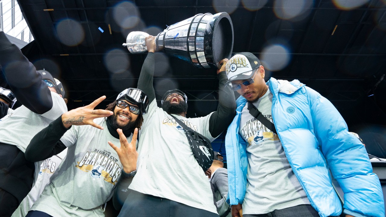 Argonauts celebrate Grey Cup title with fan rally - Sportsnet.ca