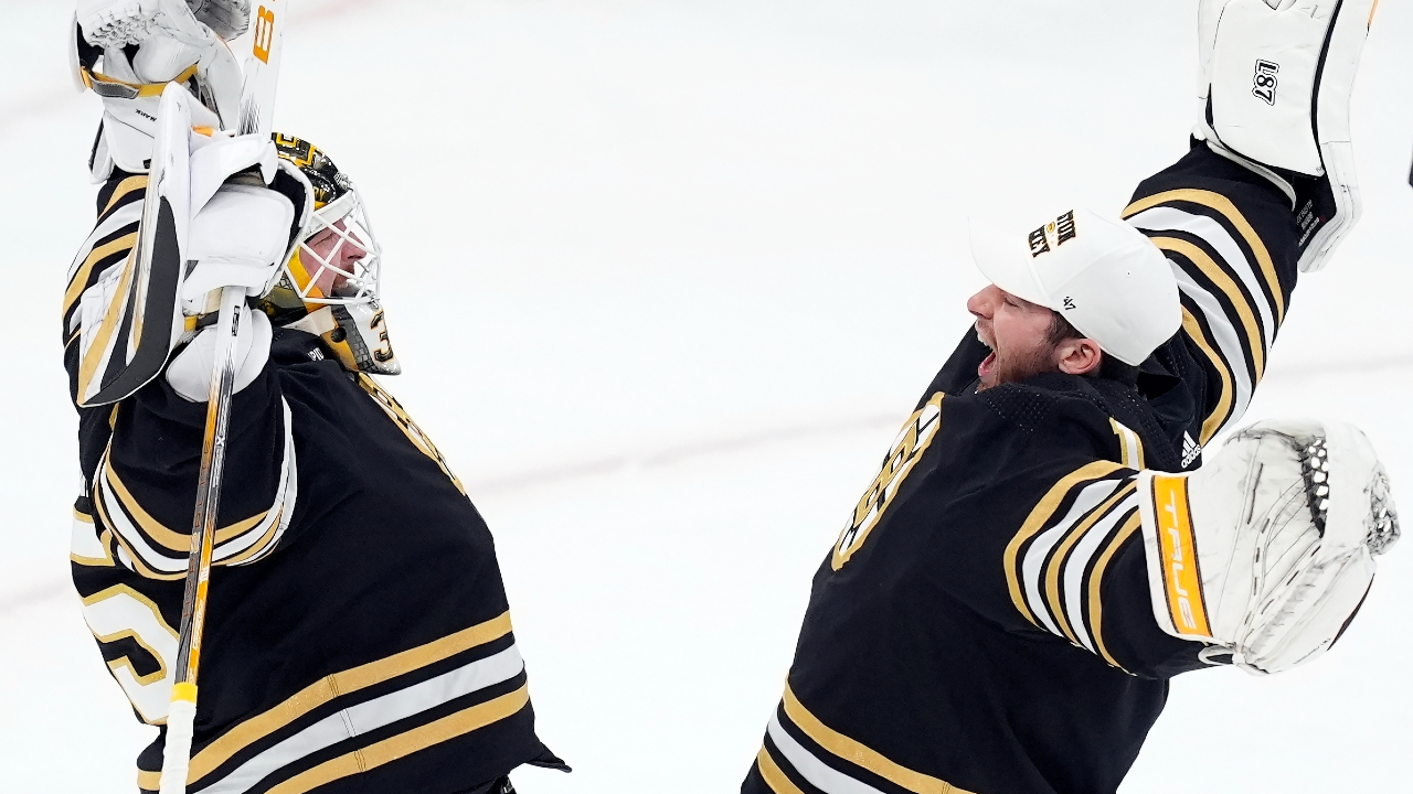 'Brothers for life': Ullmark, Swayman face emotional reunion at ...