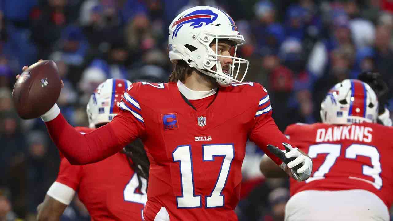 Josh Allen shakes off hit to his funny bone in Bills' win over Patriots ...