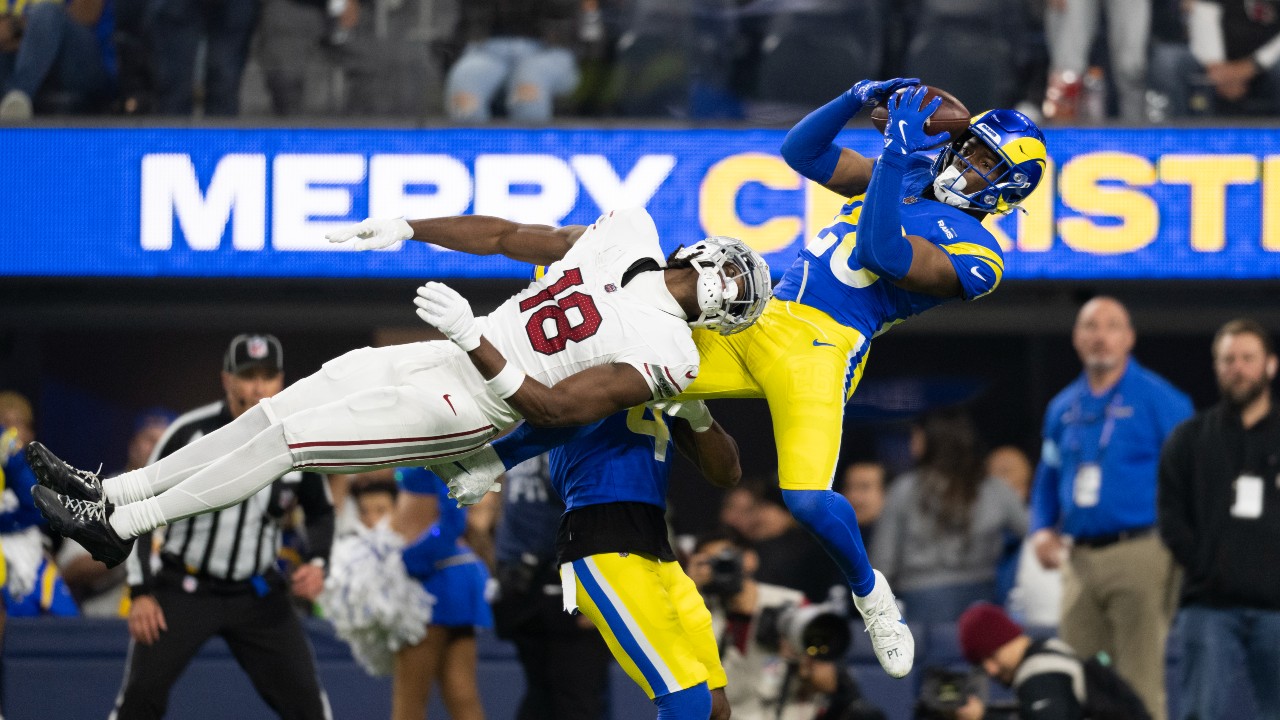 Witherspoon's last-minute interception preserves Rams' win over ...