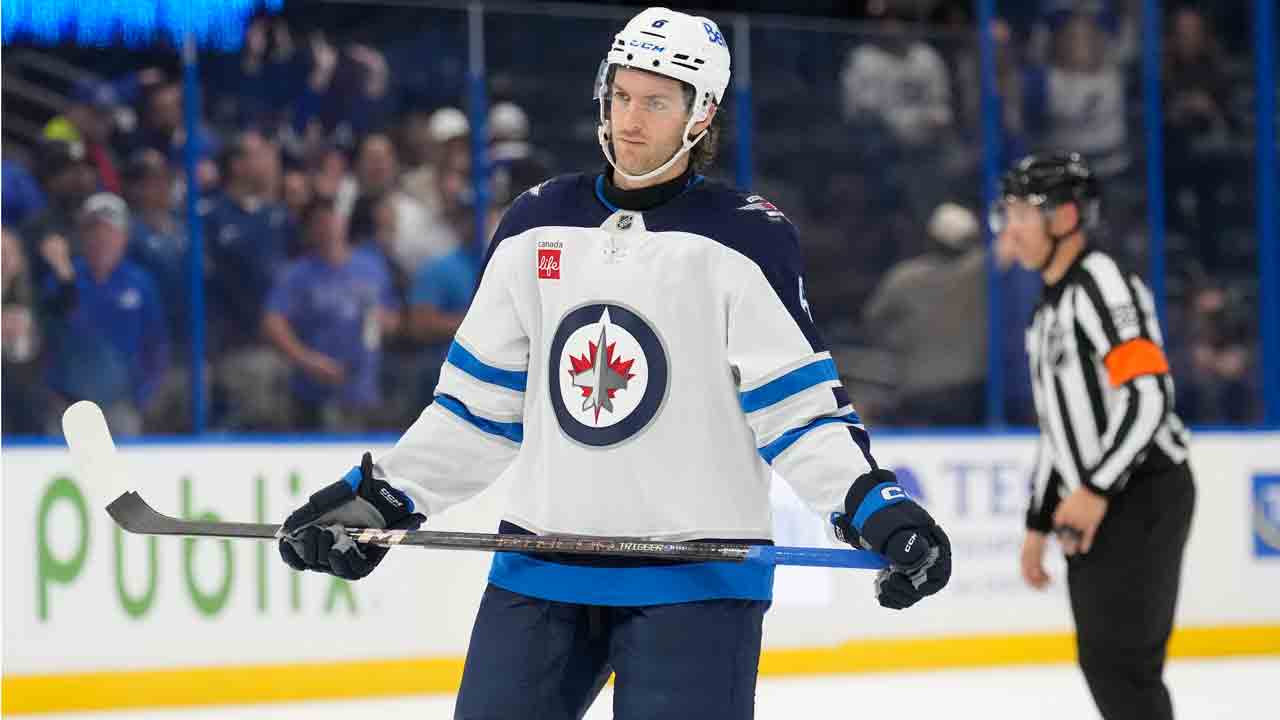 Jets defenceman Colin Miller exits vs. Devils with lower-body injury ...