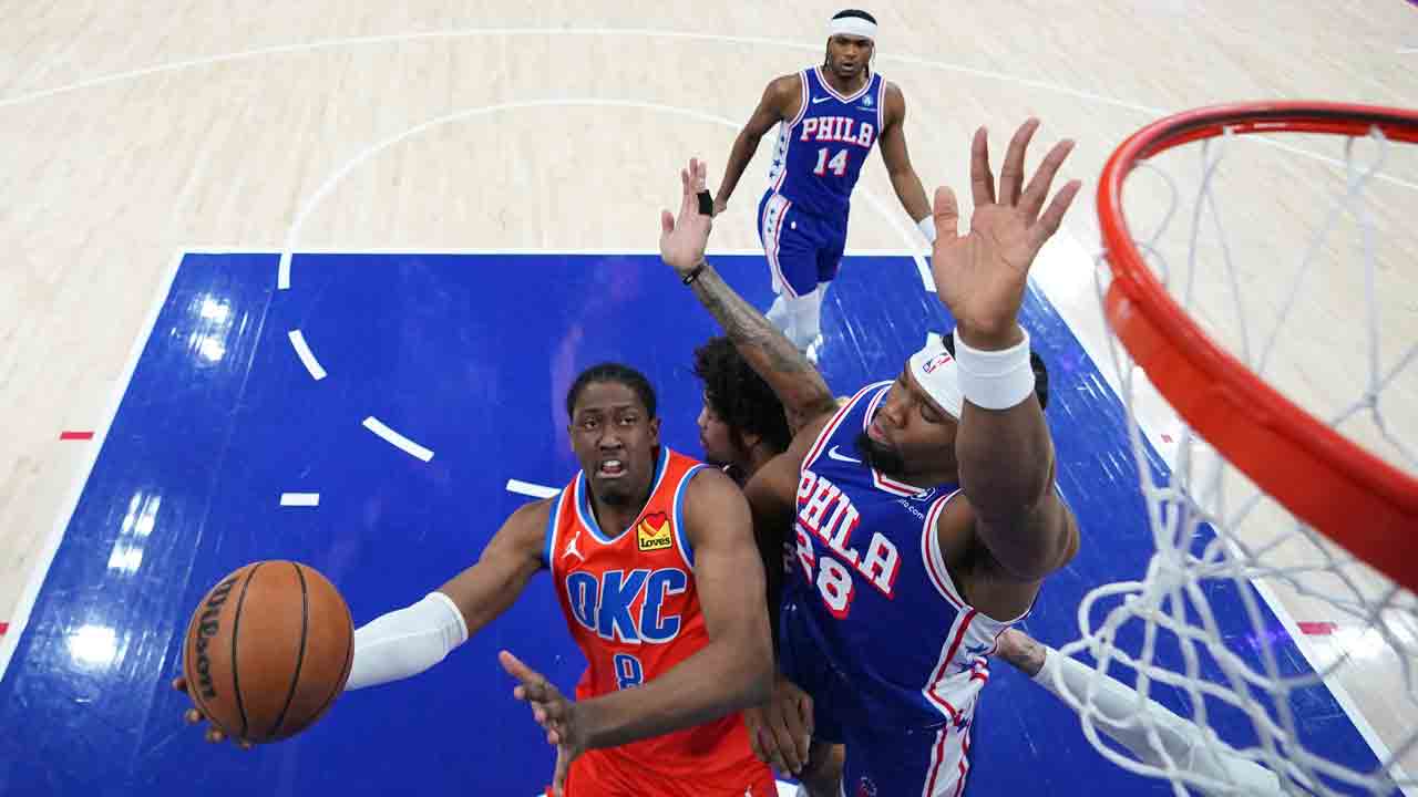 76ers stumble against Thunder, season slipping away without Embiid ...