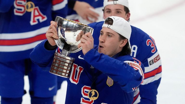 WJC Three Stars Day 9: Ryan Leonard leads U.S. to back-to-back golds ...