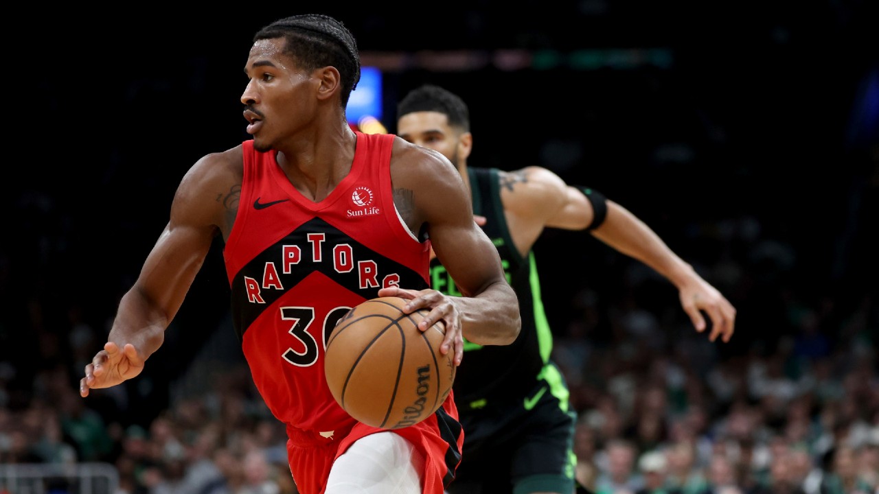 Raptors' Ochai Agbaji out with hip injury vs. Cavaliers - Sportsnet.ca