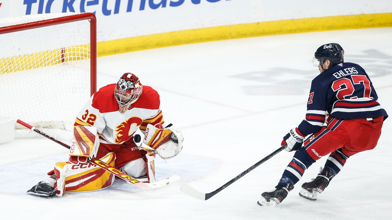 Jets' three-game win streak halted with loss to Flames - Sportsnet.ca