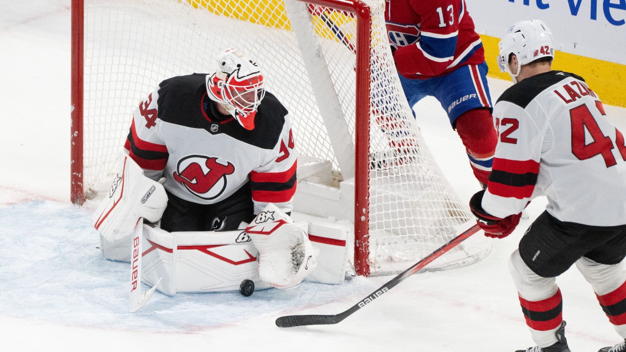 Jake Allen leads Devils to OT victory in first start vs. Canadiens ...