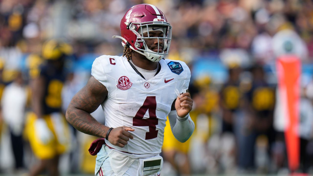 Alabama QB Jalen Milroe declares for NFL draft after disappointing ...