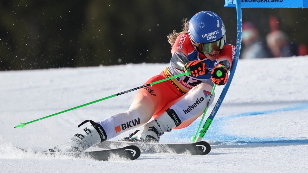 Camille Rast wins women's slalom at Alpine skiing world championships ...