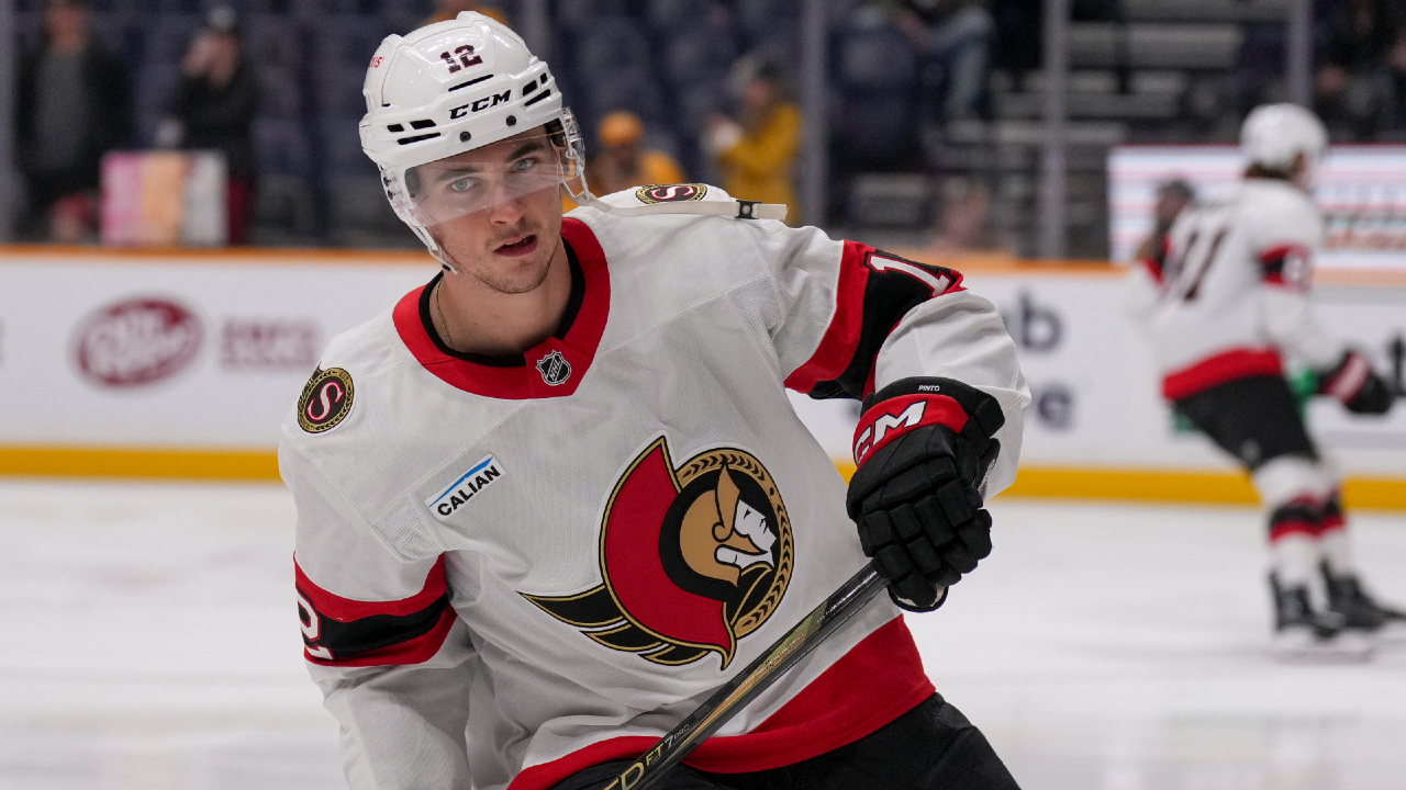 Senators' Shane Pinto leaves vs. Lightning with upper-body injury ...