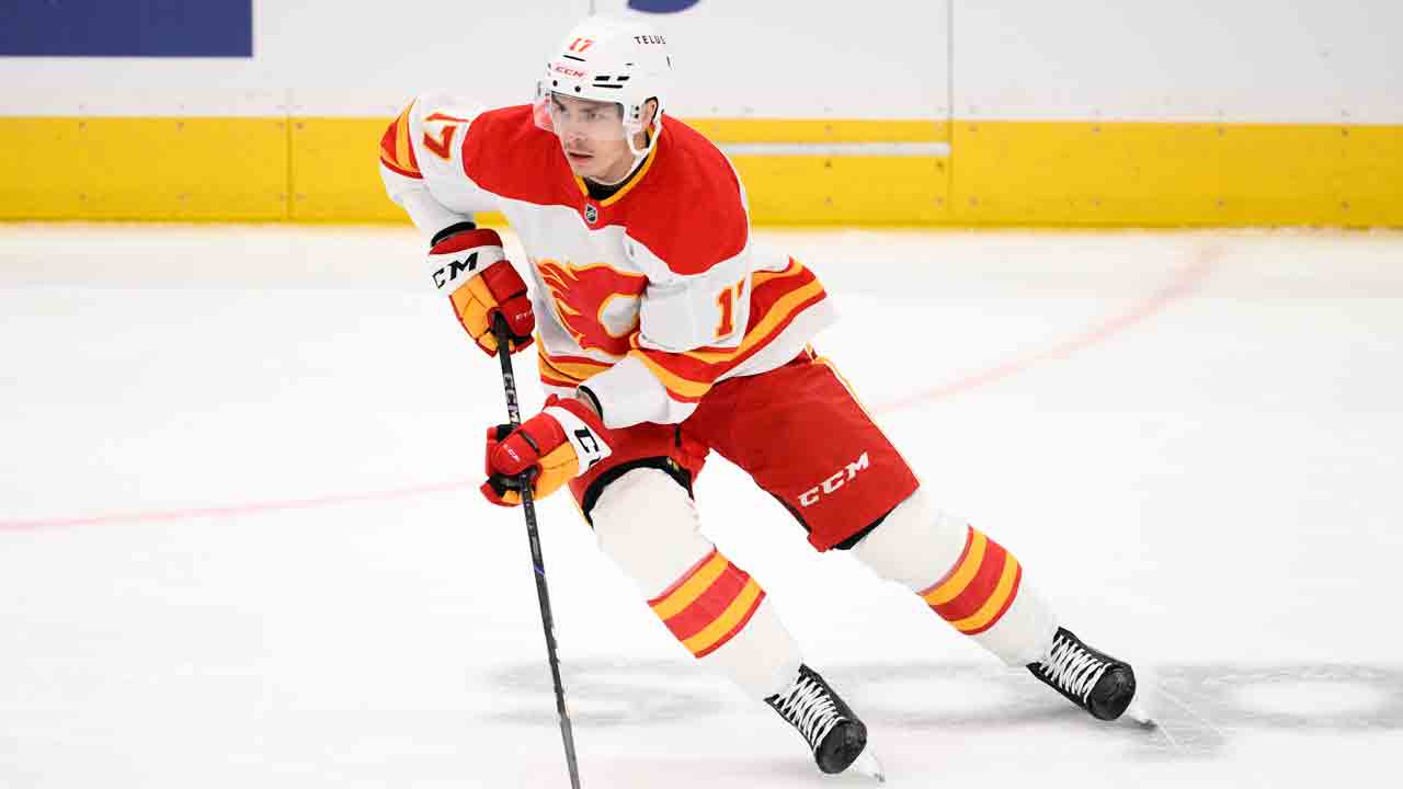 Flames making Yegor Sharangovich a healthy scratch vs. Jets - Sportsnet.ca