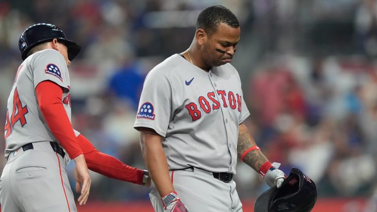 Devers fans twice more to give him MLB-record 12 strikeouts in four ...