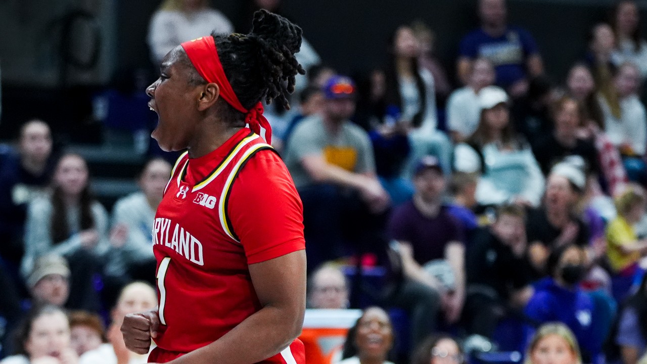 Canada's Sarah Te-Biasu hits wild buzzer-beater to lift Maryland over ...