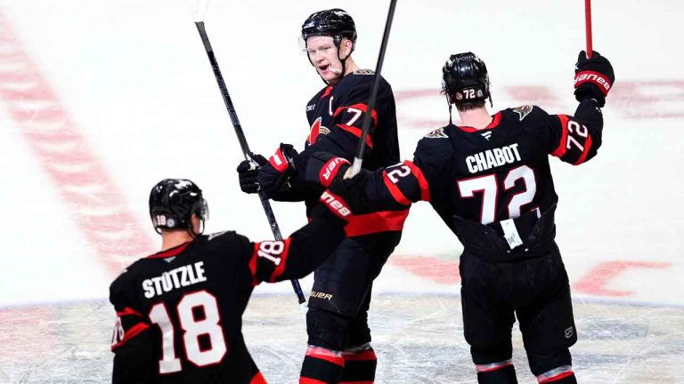 Captain Brady Tkachuk comes up clutch yet again for surging Senators ...