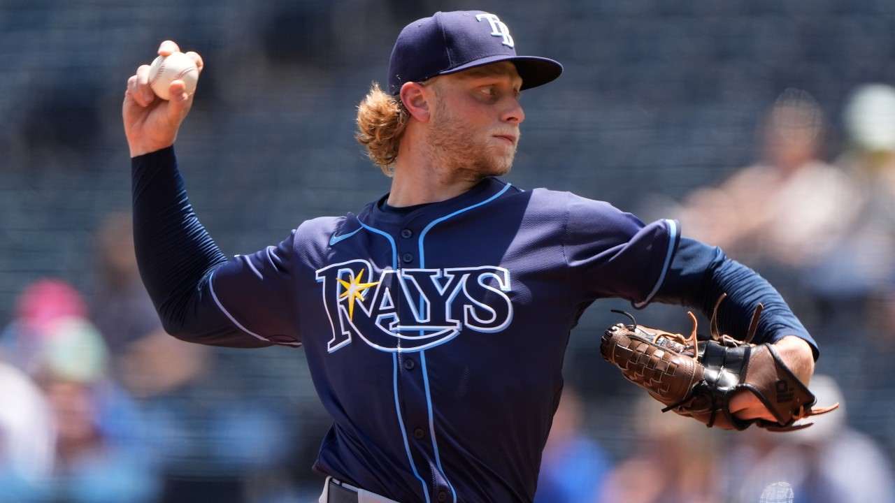 Rays' Shane Baz pitches career-best eight scoreless innings in sweep of ...