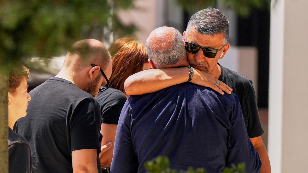 Family of Liverpool player Diogo Jota and his brother gather for wake ...