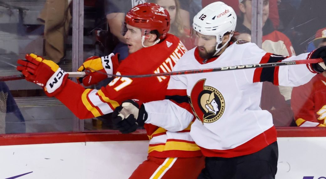 Flames re-sign defenceman Yan Kuznetsov to two-year contract