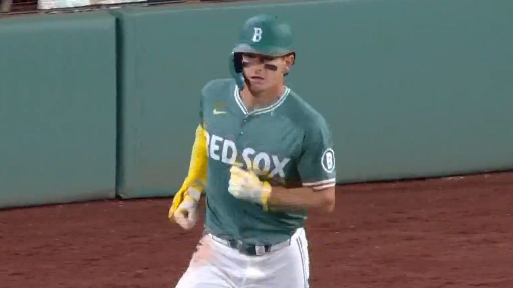 Red Sox’s Anthony belts single to deep centre for first career walk-off hit
